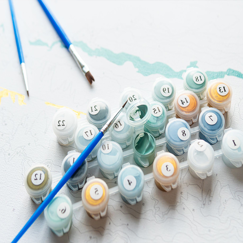 Mother And Daughter - Paint By Number - PaintingByNumbersArt.COM